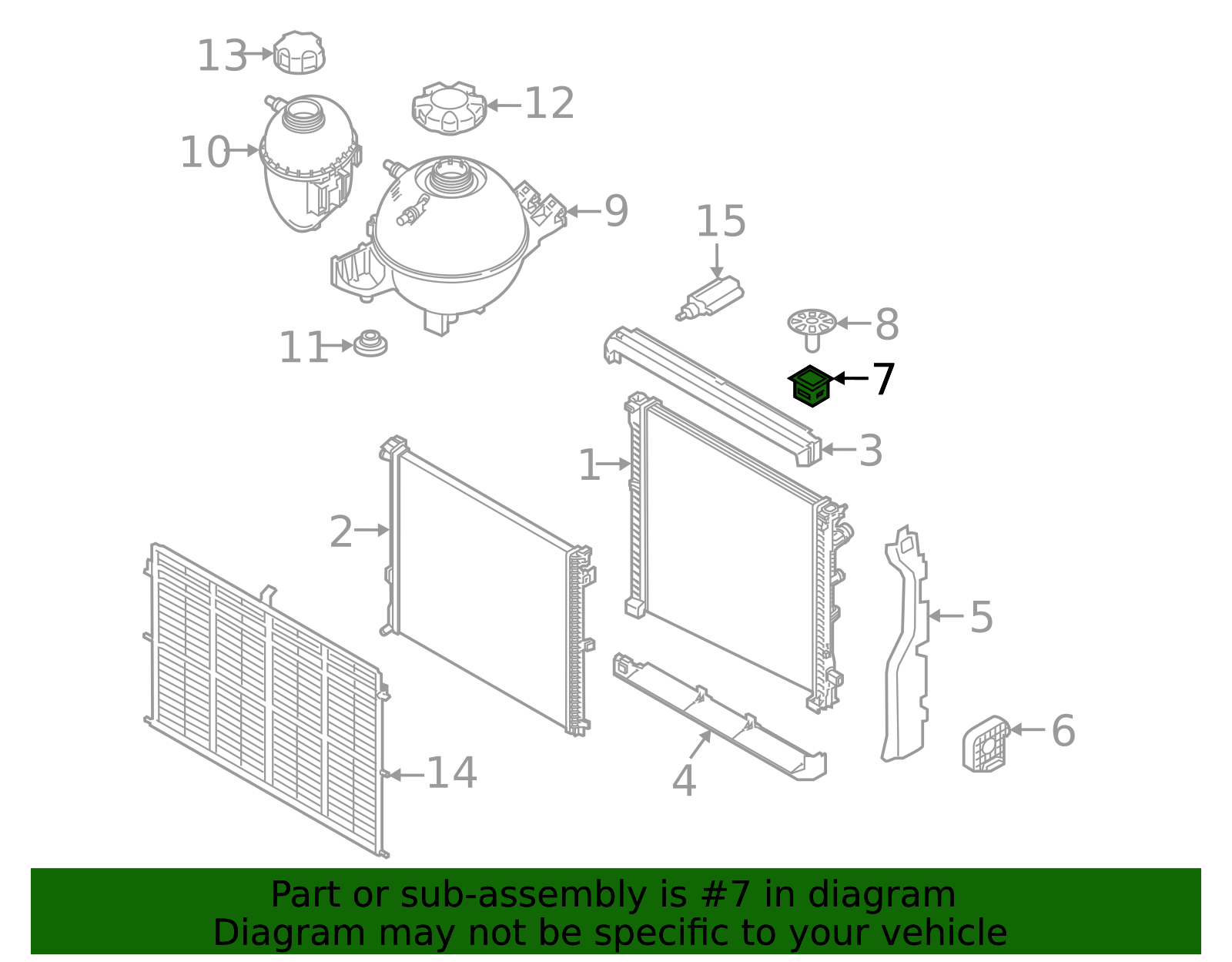 Genuine BMW 17-11-8-642-777 | Radiator Bracket Bushing | FREE Shipping ...
