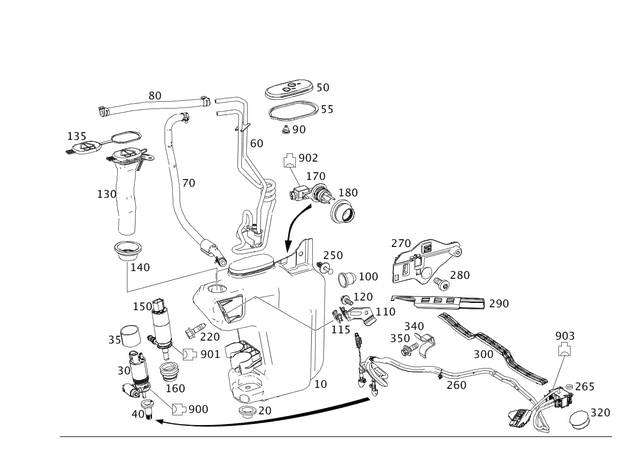 231-866-00-21 - Centrifugal Pump 2013-2023 Mercedes-Benz | MB Parts Source