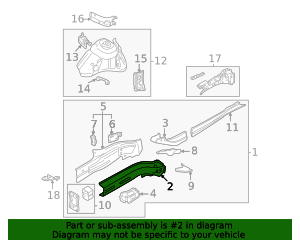 Volkswagen Inner Rail 5QM-803-106 | Auto Parts