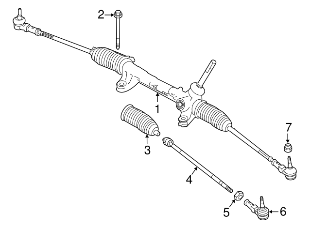 453460320080 - Steering Gear 2016-2017 Smart Fortwo | Mercedes-Benz USA ...
