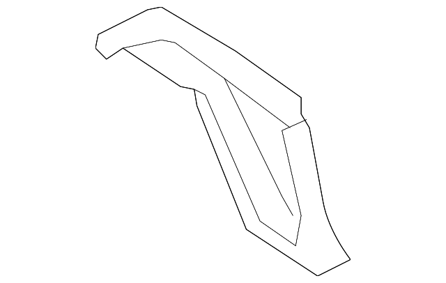 Hyundai - 86822-3K000 - Splash Guard - 2006-2008 Hyundai Sonata | OEM ...