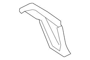 Hyundai - 86822-3K000 - Splash Guard - 2006-2008 Hyundai Sonata | OEM ...