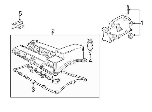 2008-2018 Porsche Cayenne Valve Cover Gasket 955-105-231-01 | Porsche ...