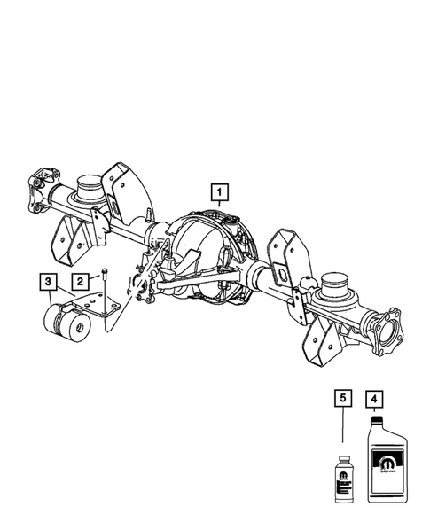 Rear Axle Assembly for 2009 Jeep Grand Cherokee | Mopar Online Parts