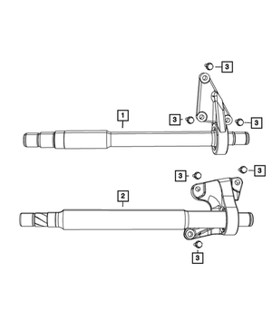 52123578AA - Intermediate Shaft 2011-2019 Mopar | Mopar-Direct