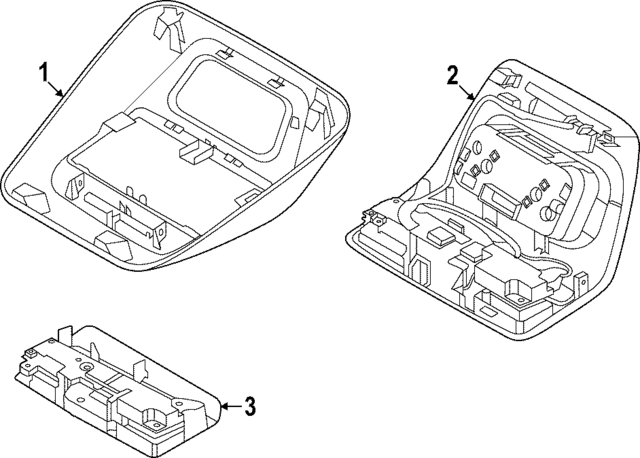 Genuine OEM Ford Part - Lamp Assembly MK4Z-58519A70-AB | Genuine OEM ...
