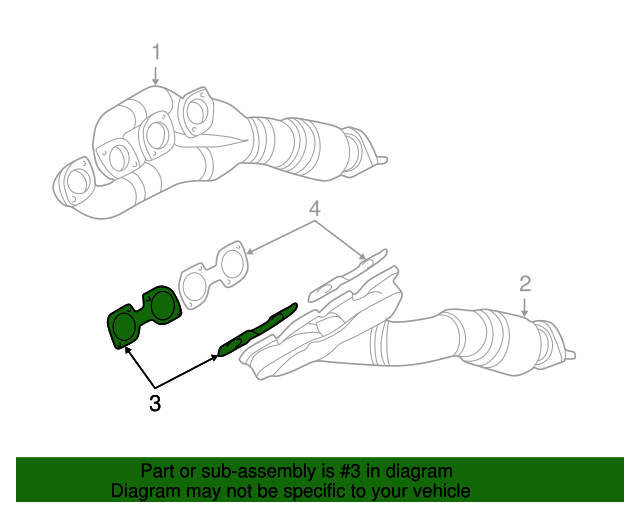11627505789 - 1993-2010 BMW Manifold Gasket (11-62-7-505-789) | BMW of ...