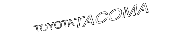 75473-04010 - Door Emblem (Front) - 1995-2004 Toyota Tacoma | Sparks Parts