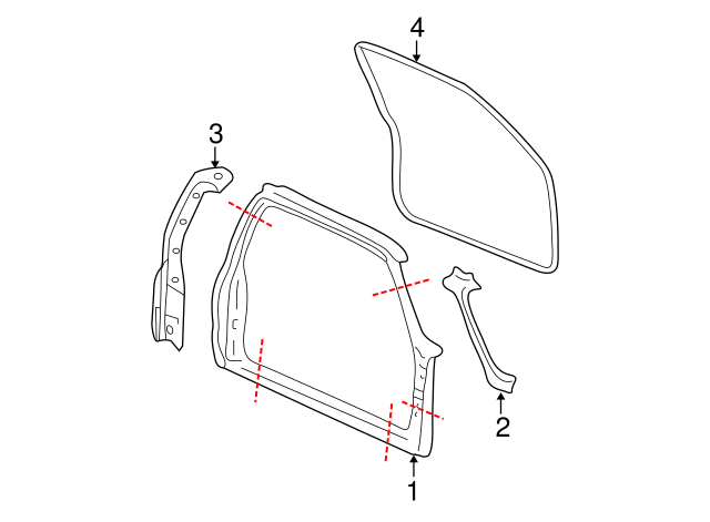 2007-2013 GM Uniside Assembly - Passenger Side (RH) 20979207 ...