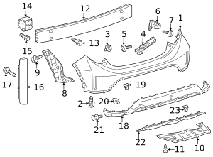 52592-52390 - Side Seal - 2018-2019 Toyota Prius C | OEM Genuine Toyota ...