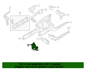 41007284100 - 2014-2021 BMW Support Bracket Bracket (41-00-7-284-100 ...