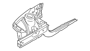 Genuine BMW 41-00-7-416-343 | Apron/Rail Assembly | FREE Shipping on ...