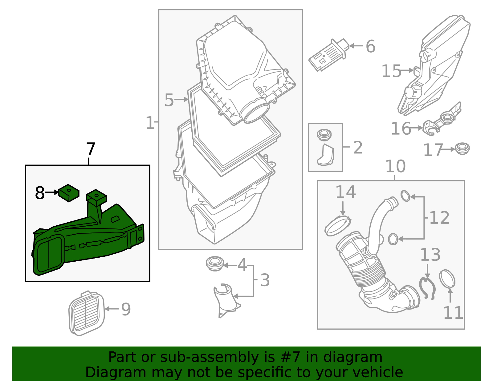 13-71-8-635-093 - Intake duct 2018-2024 BMW | AutoNation Parts