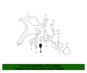 170-830-00-42 - Pressure Vent 1998-2005 Mercedes-Benz | Mercedes-Benz ...
