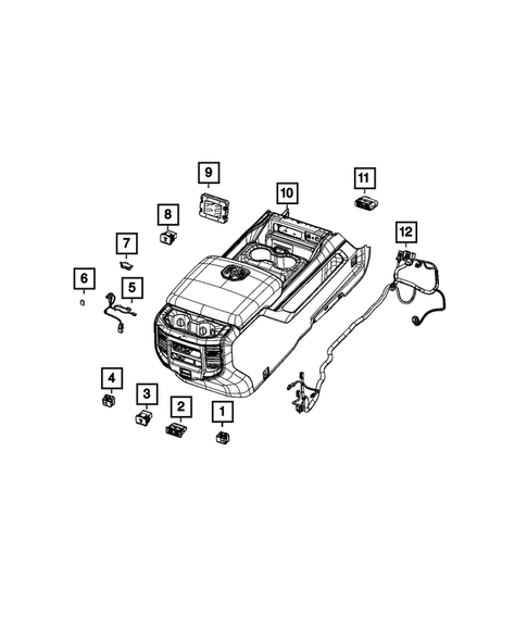 Wiring, Instrument Panel for 2021 Ram 2500 | Mopar Estores