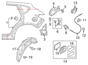 KB7W-56-1H1A - Splash Shield - 2017-2023 Mazda CX-5 | Mazda Swag