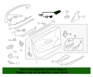 2017-2024 Volvo Switch Bezel 32237520 | TascaParts.com