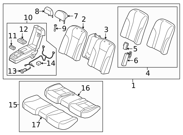 2019-2020 Kia K900 USB Port 96125 J6500 | OEM Parts Online