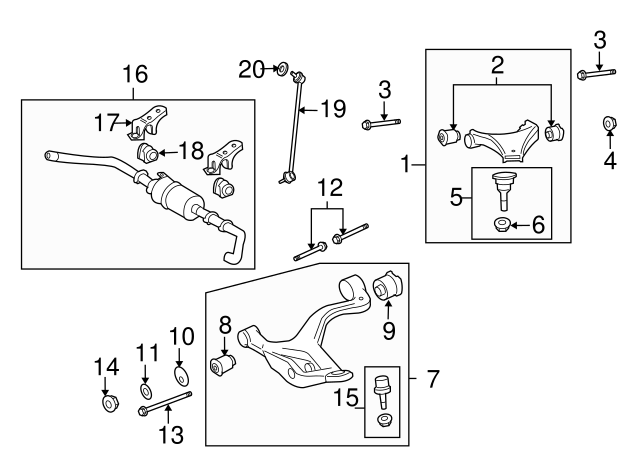 Genuine OEM Lower Ball Joint Part# RBK500300 Fits 2006-2013 Land Rover ...