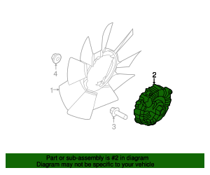 2015-2019 Ford Fan Clutch FC3Z-8A616-B | OEM Parts Online