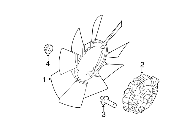 2011-2016 Ford Fan Clutch BC3Z-8A616-D | OEM Parts Online