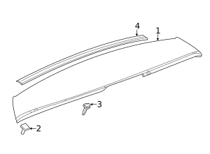 23108133 - Primed Rear End Spoiler - 2013-2017 GMC | OEM Parts Quick