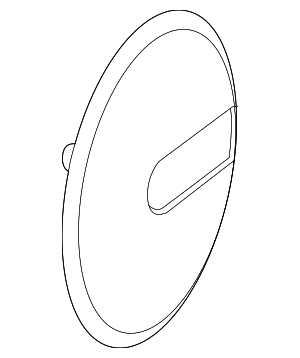 463-890-54-08 - Trim Ring Front Cover 2002-2018 Mercedes-Benz ...