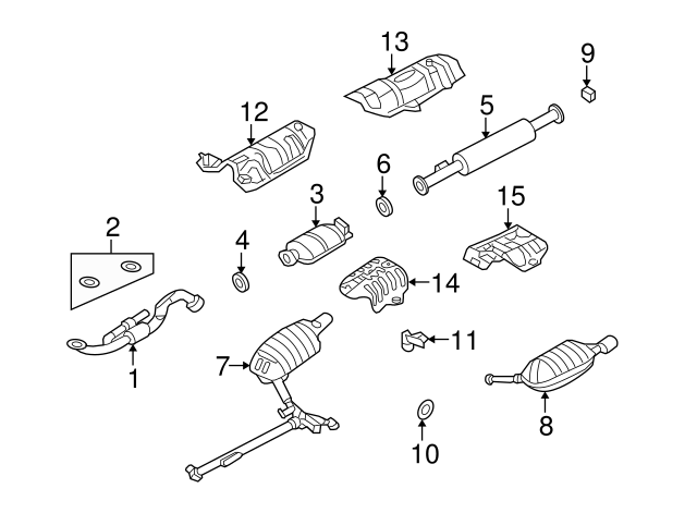 28791-2G000 - Heat Shield 2006-2008 Kia Optima | Kia.Parts Store