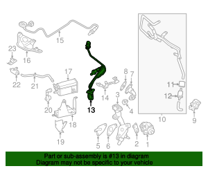 1588A228 - Oxygen Sensor 2011-2021 Mitsubishi | Mitsubishi Direct Parts