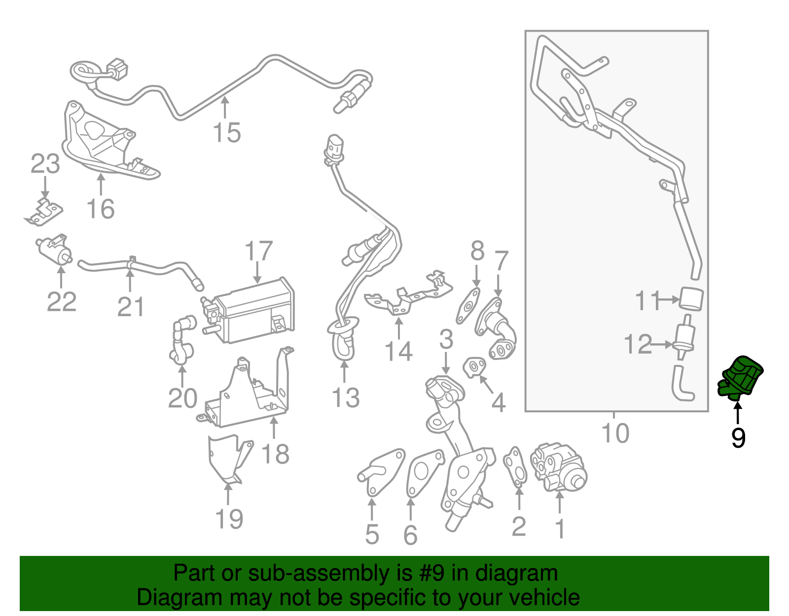 8657A049 - Solenoid Valve 2008-2024 Mitsubishi | Mitsubishi Motors Store