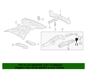 65633-TG7-A00ZZ - Bracket, R Rear Bumper Beam - 2016-2021 Honda | Honda ...
