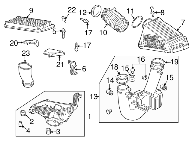 17220-RDA-A00 - Air Filter 2006-2007 Honda Accord | Honda Parts Online