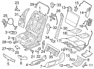 52-10-7-269-686 - Back Panel Trim - 2012-2019 BMW | BMW Parts Exchange