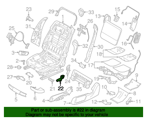 Genuine BMW 52-10-7-309-657 | Seat Motor | FREE Shipping on Most Orders ...