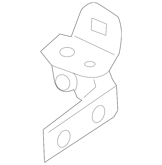 CP9Z-5422801-A - Upper Hinge 2012-2018 Ford | Ford Parts Direct