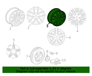 2021-2024 Mercedes-Benz Wheel Exchange Spoke 213-401-72-00-7X36 | MB ...