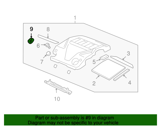 Genuine Emblem (A) for 2007-2008 Acura TL Part# 17120-RDA-A00 | Curry Acura