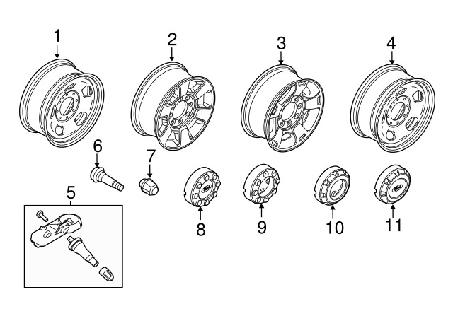BC3Z-1007-A - Wheel Alloy - 2011-2016 Ford | Eastgate Ford Parts CA