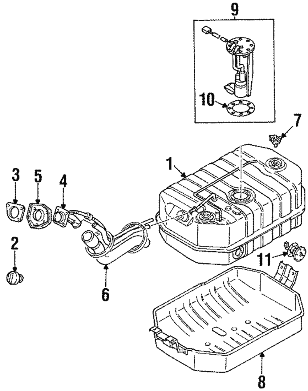 1996-2002 Isuzu Fuel Gauge 8971845770 | Isuzu Parts Center
