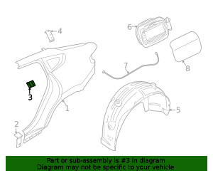 Genuine BMW 41-00-9-492-938 | Quarter Panel Backing Plate | FREE ...