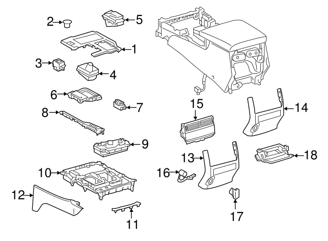 84010-60B60 - Control Panel - 2016-2021 Lexus LX570 | MyLexusParts