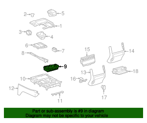 84010-60B60 - Control Panel - 2016-2021 Lexus LX570 | MyLexusParts