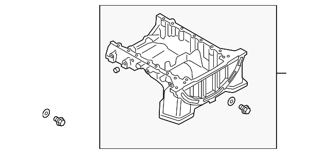 21520-3LTB0 - Oil Pan 2018-2023 Kia | Kia.Parts Store