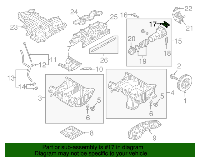 26343-3LTA0 - Oil Filter Housing Seal 2018-2023 Kia | Kia.Parts Store