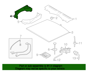 2017-2019 Land Rover Range Rover Evoque Spare Housing LR071177 | OEM ...