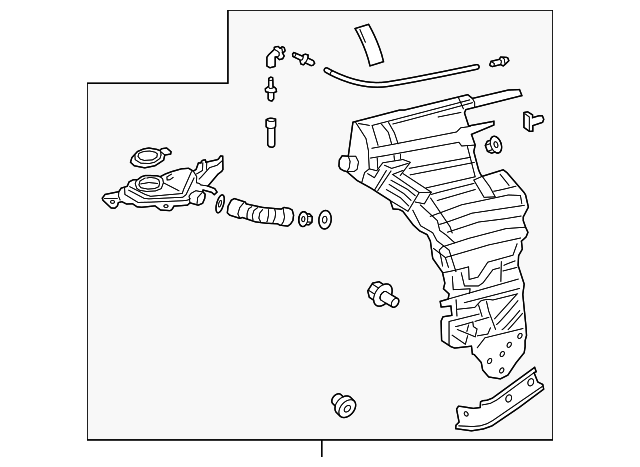 2020-2022 Lexus Washer Fluid Reservoir 85355-50103 | Genuine Lexus Parts