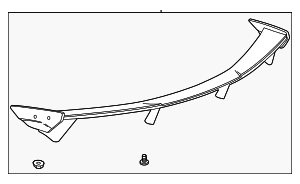 85100650 - F Spoiler 2023-2024 Chevrolet Corvette | Chevrolet Parts Direct