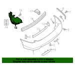 2014-2019 Nissan Rogue Diffuser - Driver's Side (LH) 748A3-4BA1A ...