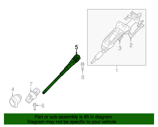 32-30-6-784-845 - Steering Shaft Universal Joint - 2006-2015 BMW | Buy ...