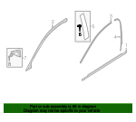 2013-2024 Mazda OEM NEW 19-20 Mazda 3 CX30 Applique Lower Clip Mexico ...